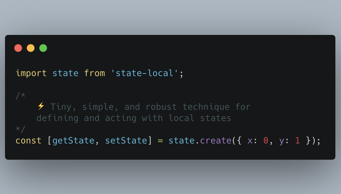 GitHub - suren-atoyan/state-local: ⚡ Tiny, simple, and robust technique ...