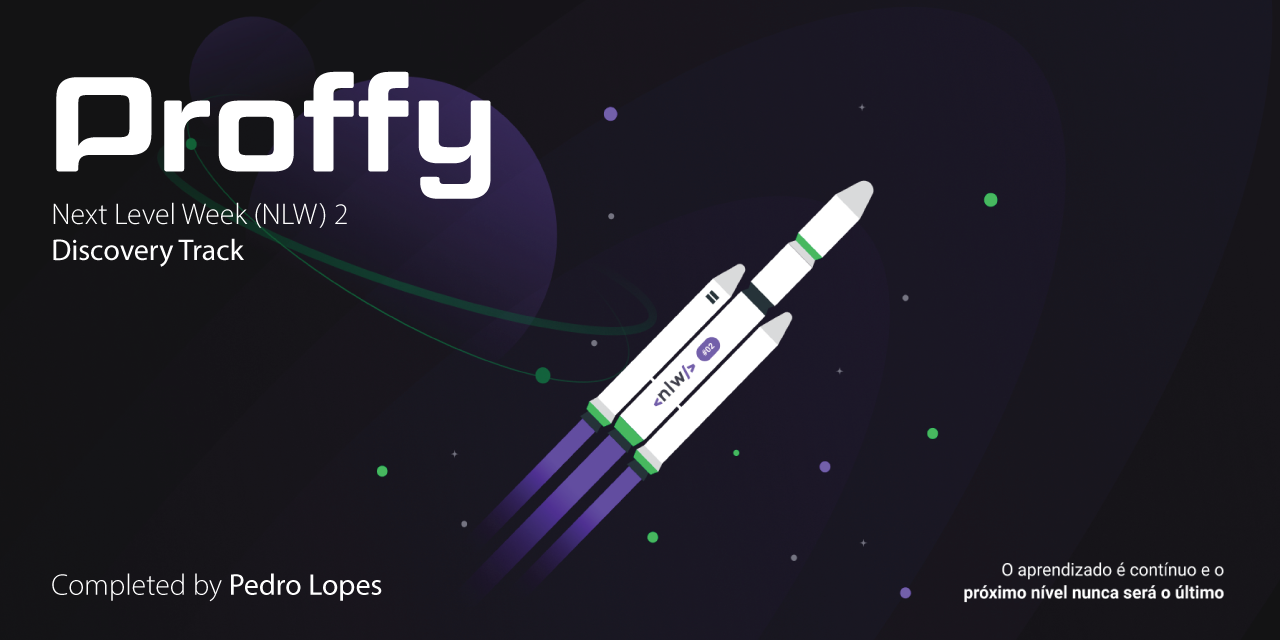 Github Gitpclproffy This Project Was Developed During Rocketseats Next Level Week 2 Nlw2