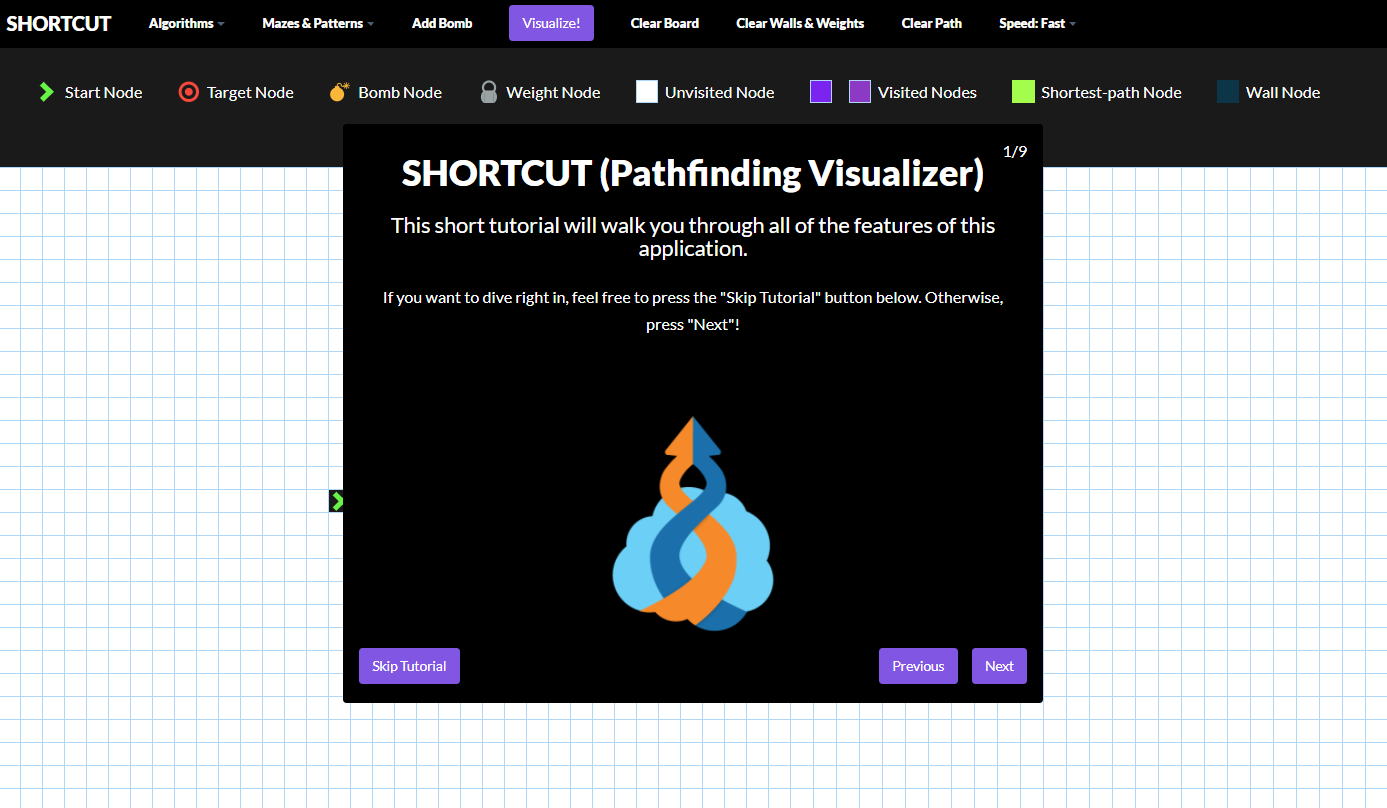 Github Itsjustmithunpathfinding Visualizer Vanilla Pathfinding Visualizer Designed Using