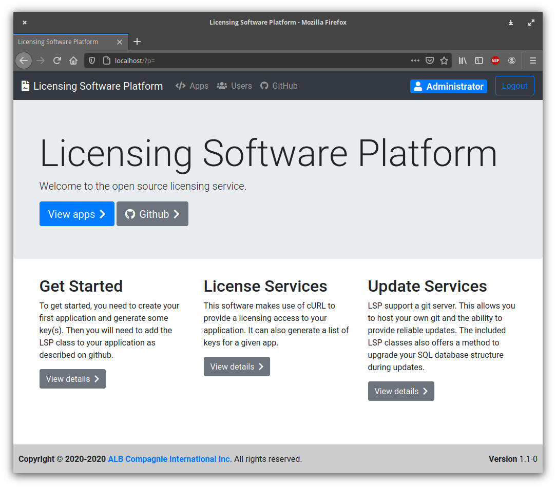 GitHub - LouisOuellet/lsp: This software provide licensing and update ...