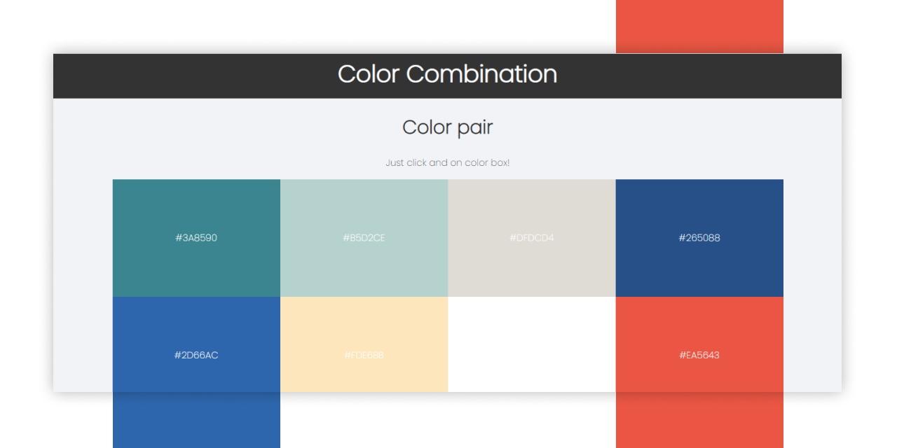 GitHub - ajaygorecha/color-combination: Color Combination. Just click ...