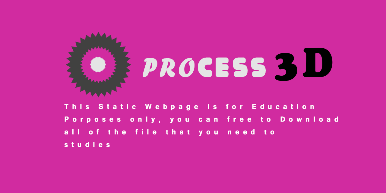 GitHub - mastergilbert27/Process-3d: My First Get hub Pages Repository