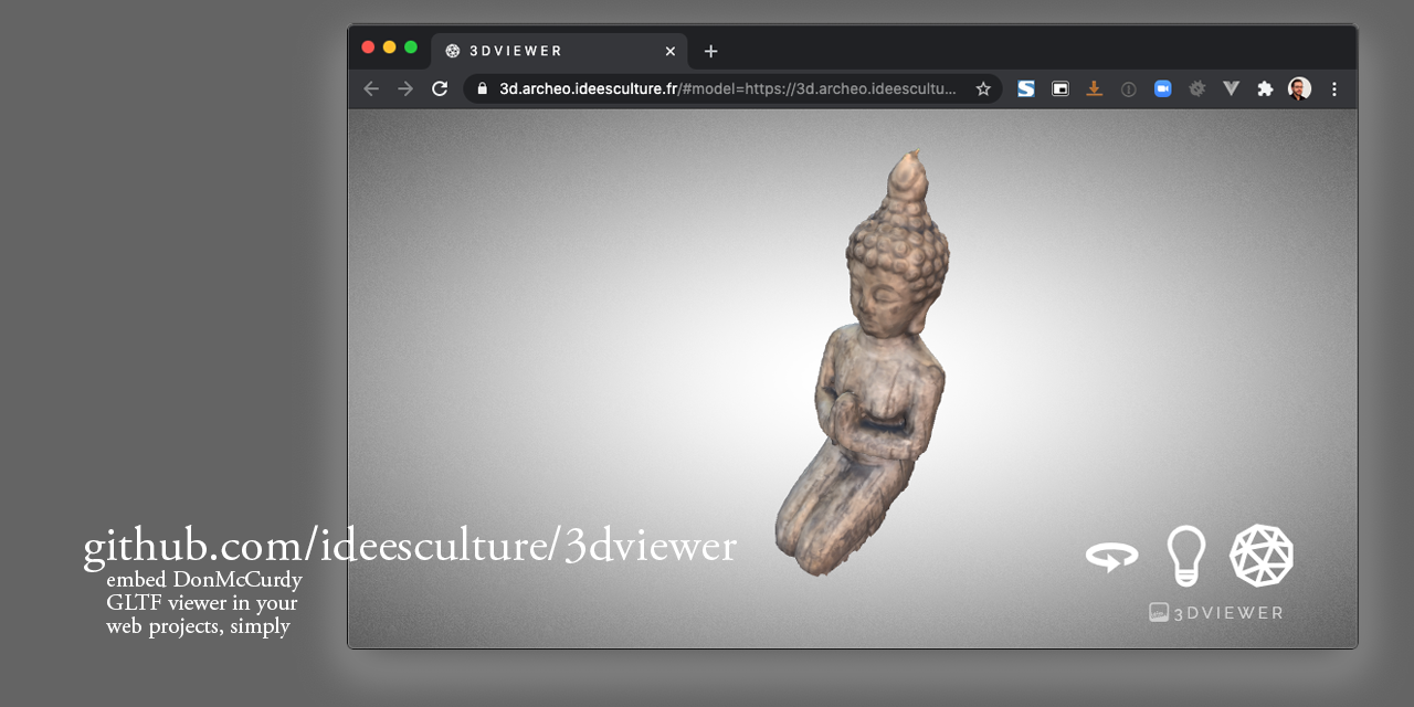 GitHub - ideesculture/3dviewer: This viewer is a customised/modified version of Don McCurdy ...