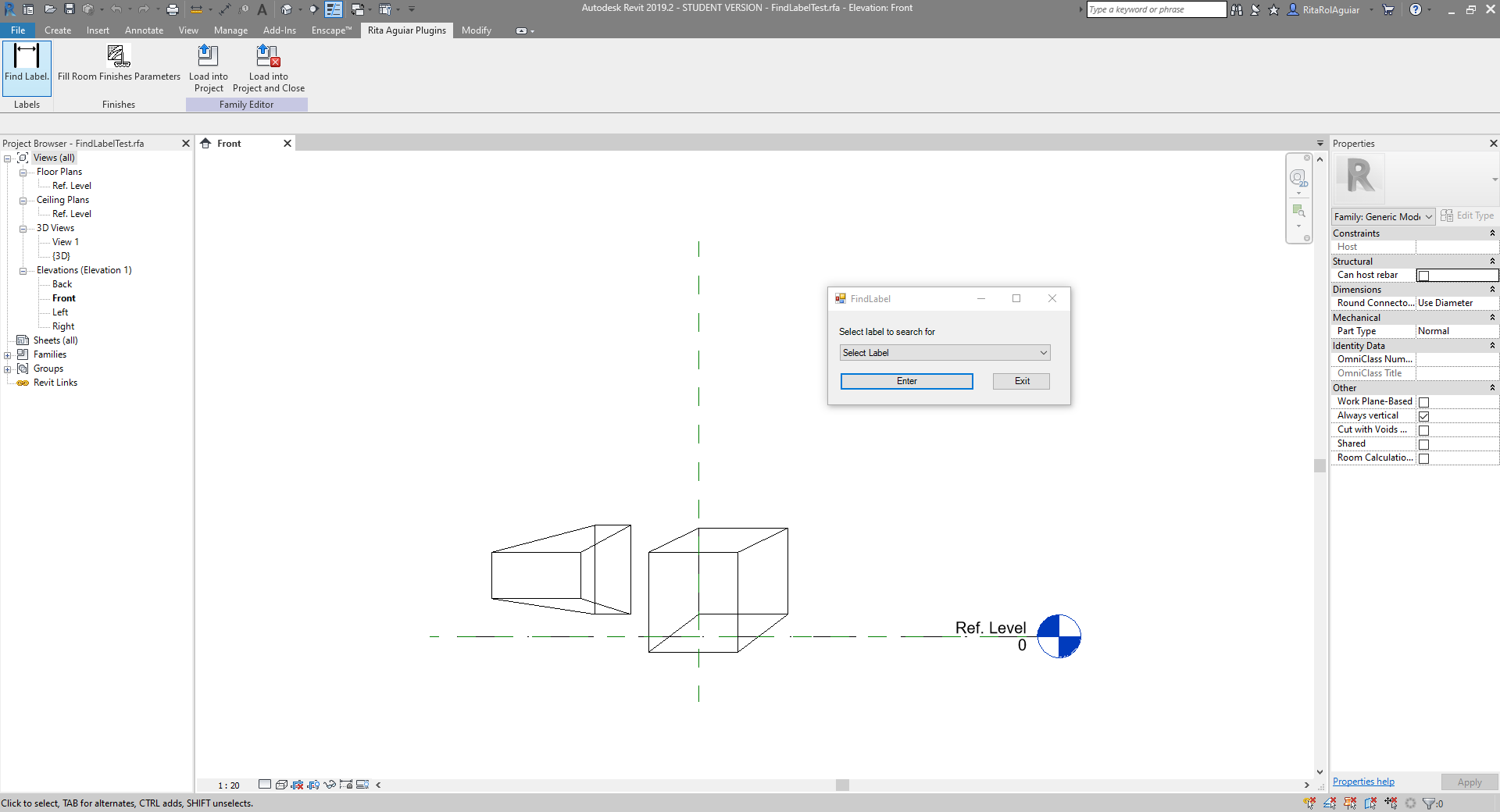 GitHub - RitaAguiar/FindLabel: A Revit plugin to find in views the ...