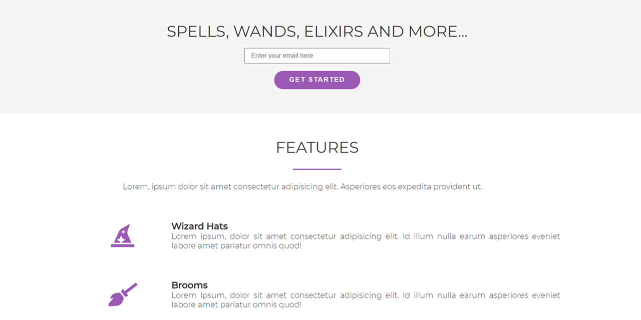 GitHub - sitek94/product-landing-page: Product Landing Page built for ...
