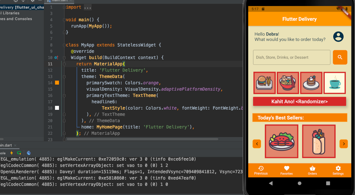 GitHub - debbiedebz/flutterDelivery: FlutterPH UI Challenge Entry