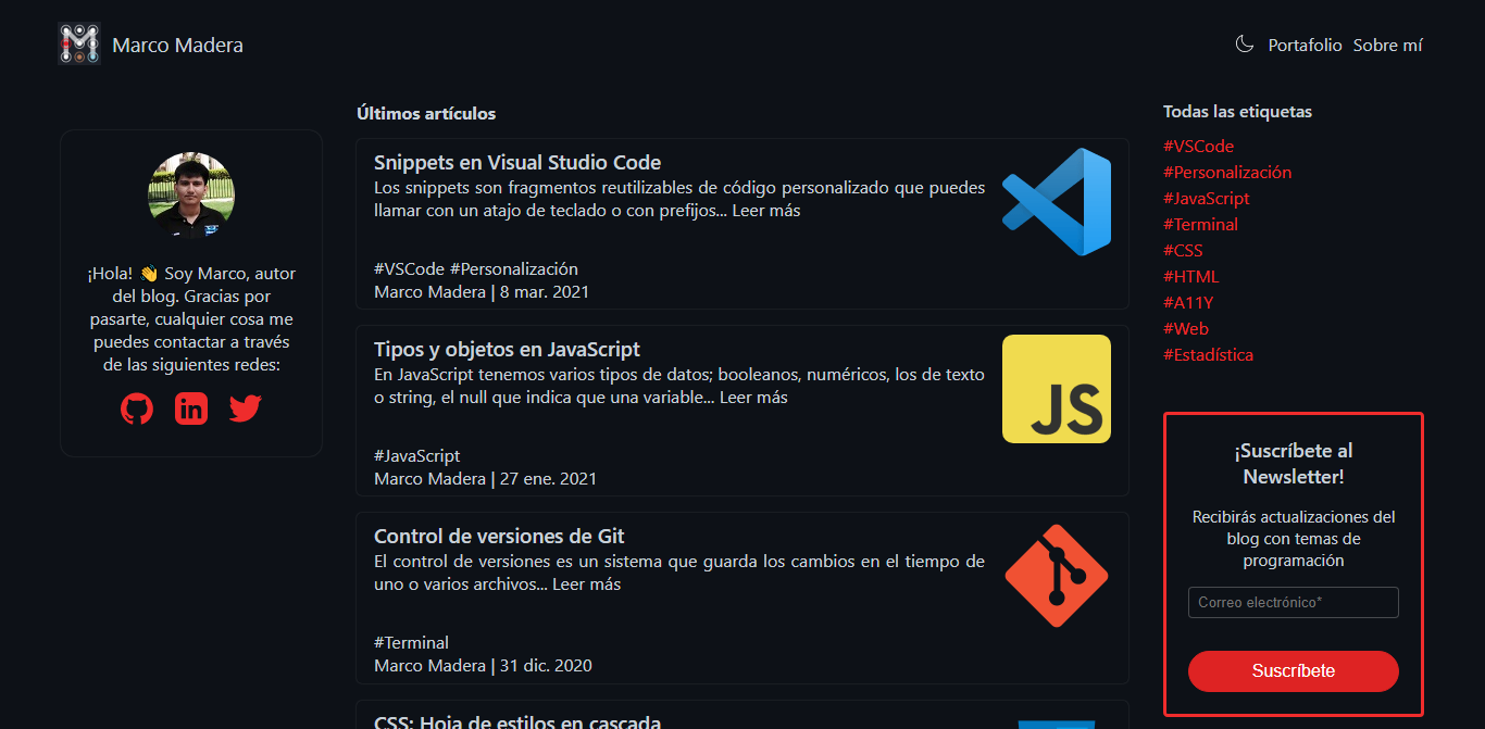GitHub - MarcoMadera/Blog: 📃