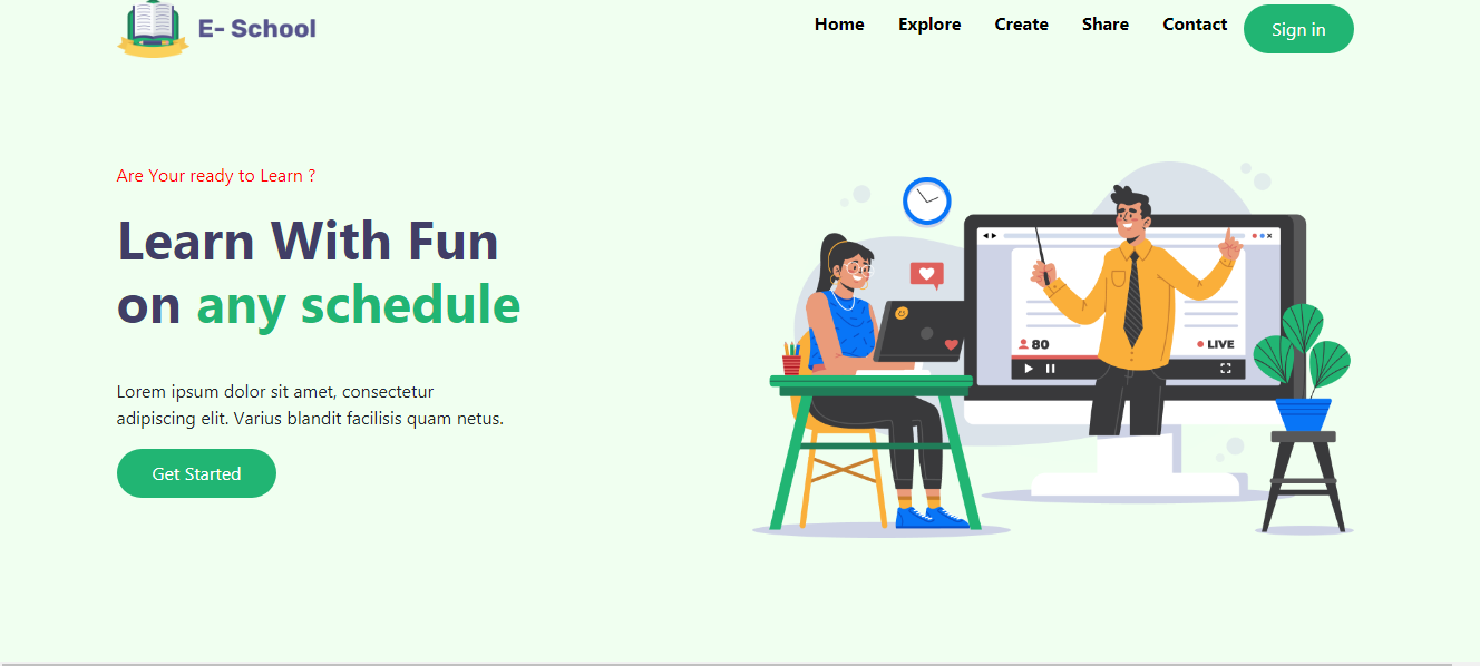 GitHub - farukweb/E-SchoolFinal: Responsive E-School Project Use HTML ...