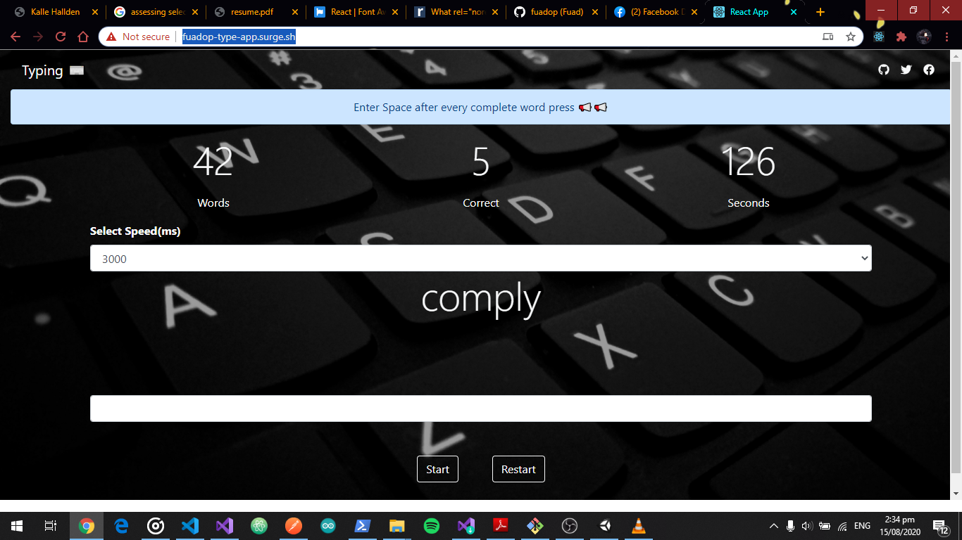 GitHub - fuadop/typing-app: An app that displays word for every time ...