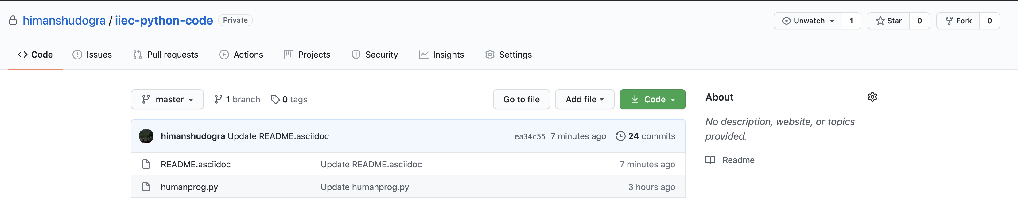 GitHub - himanshudogra/iiec-python-code