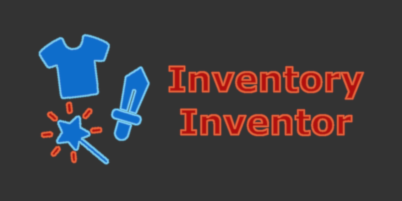 GitHub - Joshuarox100/VRC-Inventory-Inventor: Make inventories fast ...