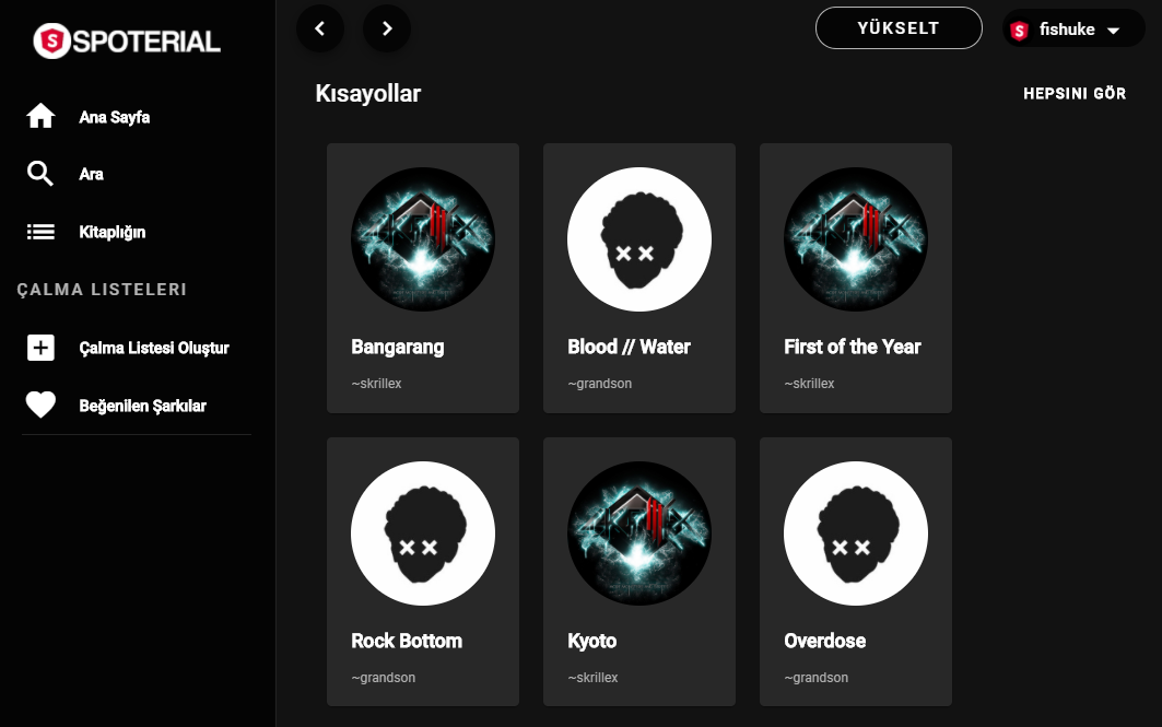 GitHub - fishuke/spoterial: Spotify Material Design made with Angular