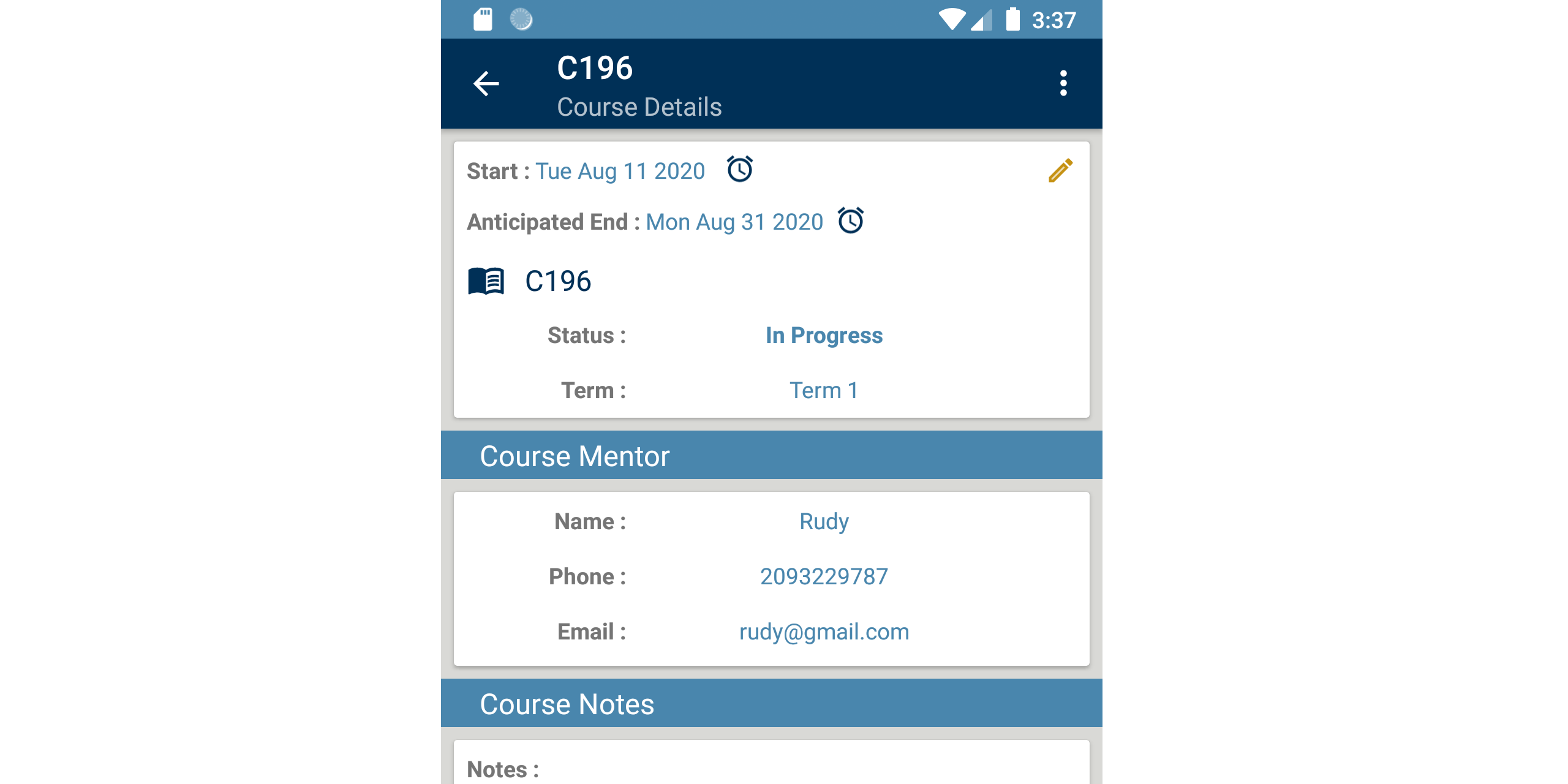 GitHub - rudolphh/student-scheduler: Android (Java) application for ...