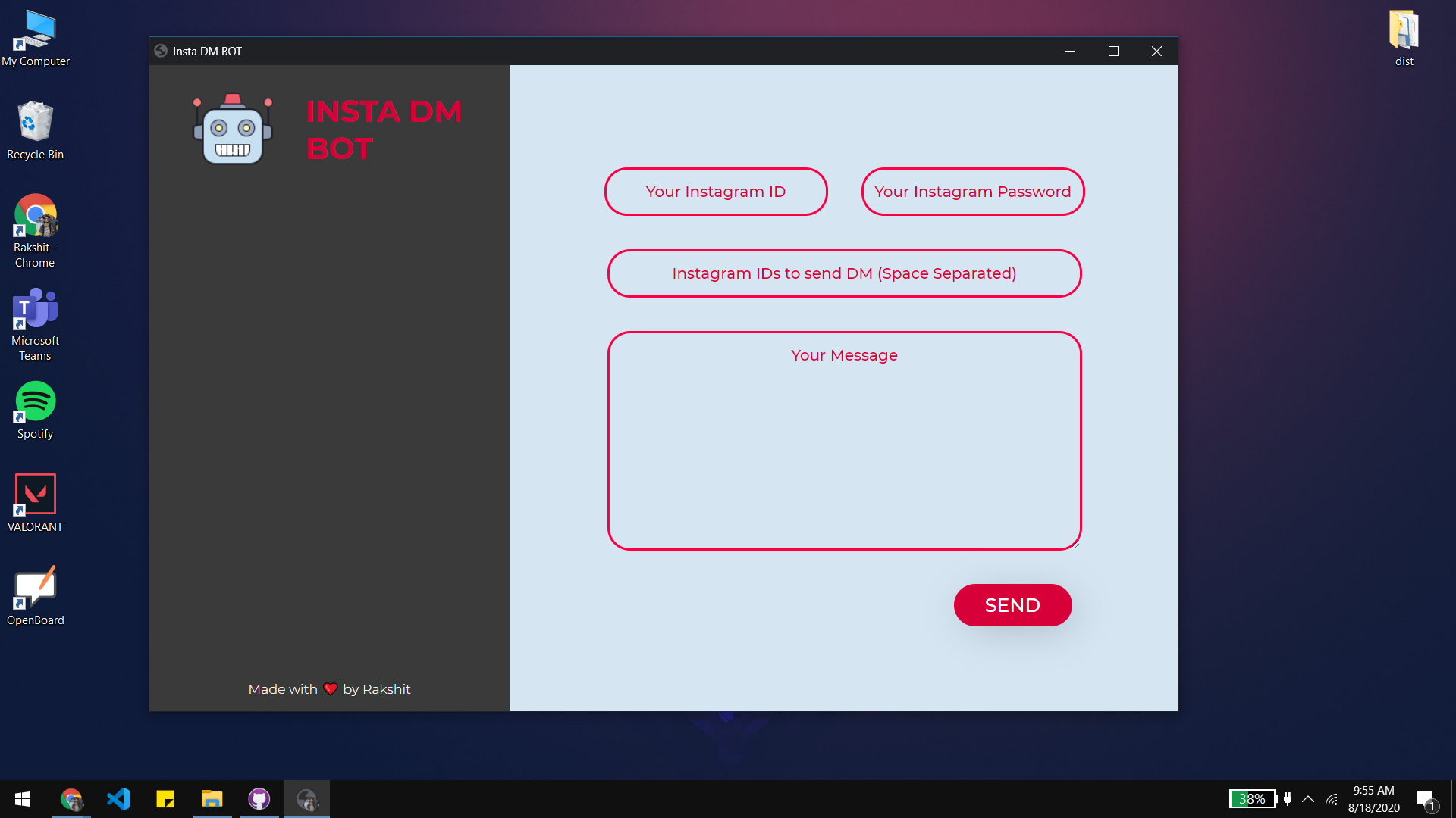Insta-DM-Bot/bot.py at master · rakshit087/Insta-DM-Bot · GitHub