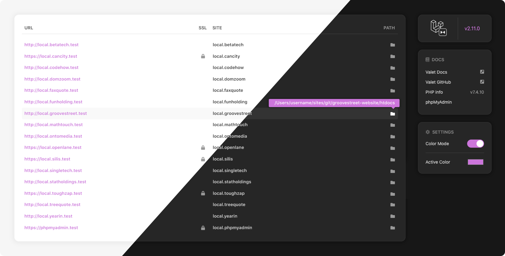 GitHub - frankyonnetti/valet-dashboard
