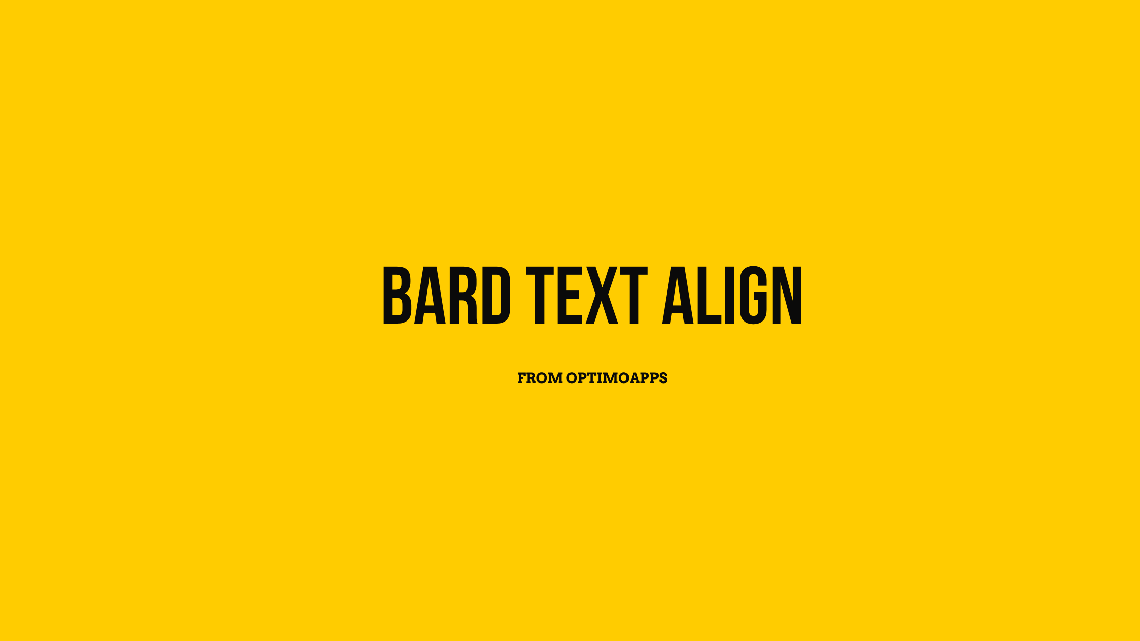 Github Optimoapps Statamic Bard Text Align Statamic Bard Extension