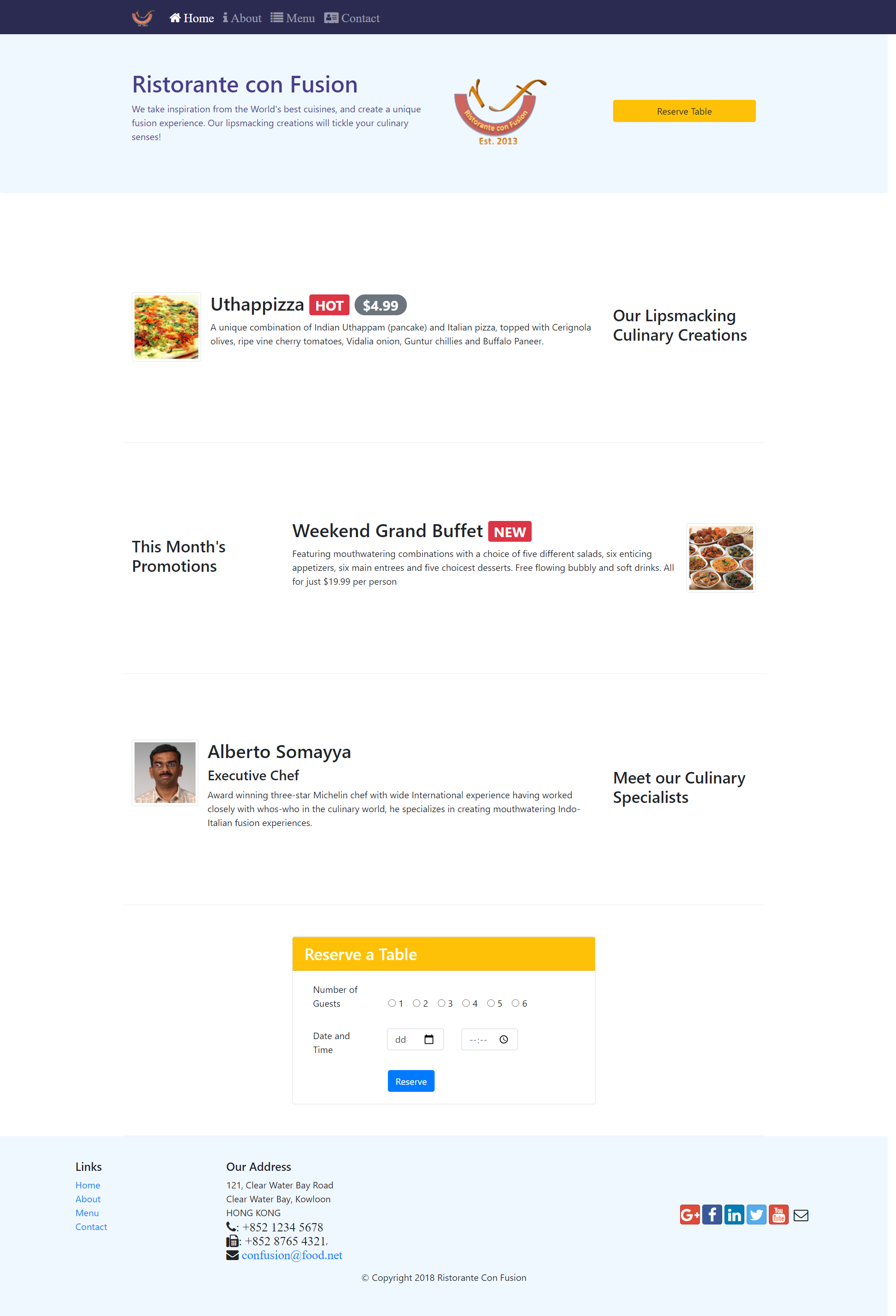 GitHub - anshuman725/Restaurant-Site