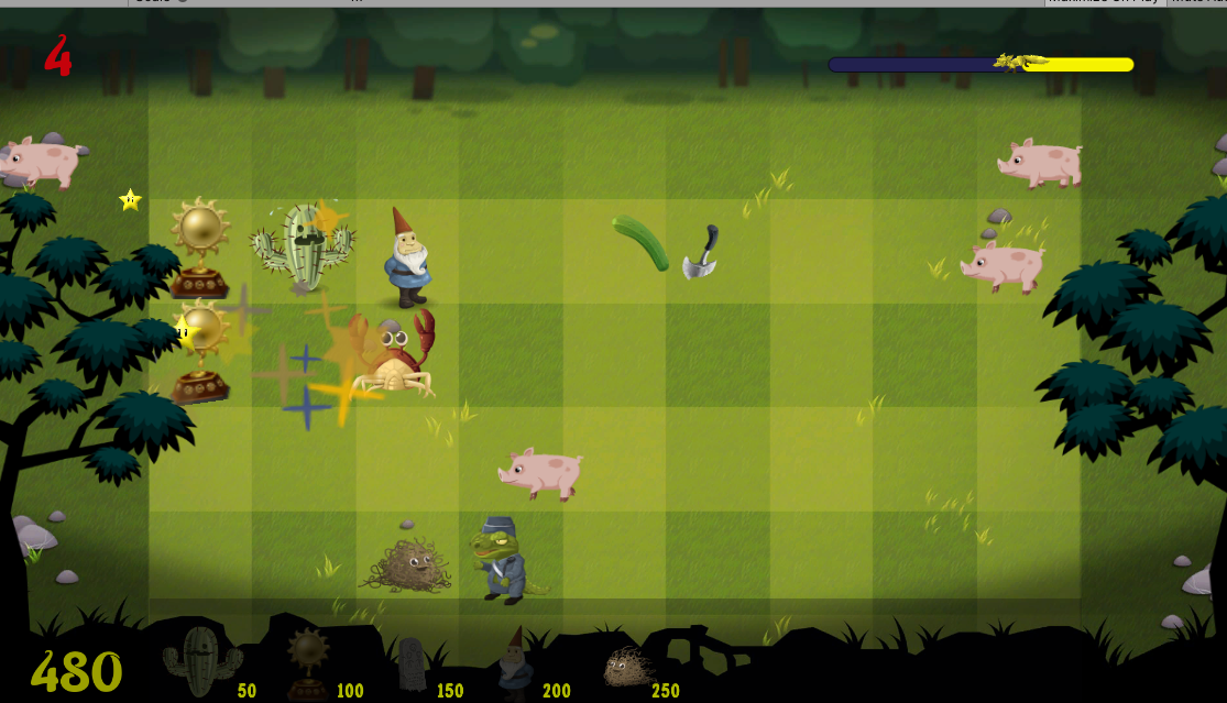 GitHub - sahilrox/Glitch-Garden: 2D Tower Defense genre game built with ...