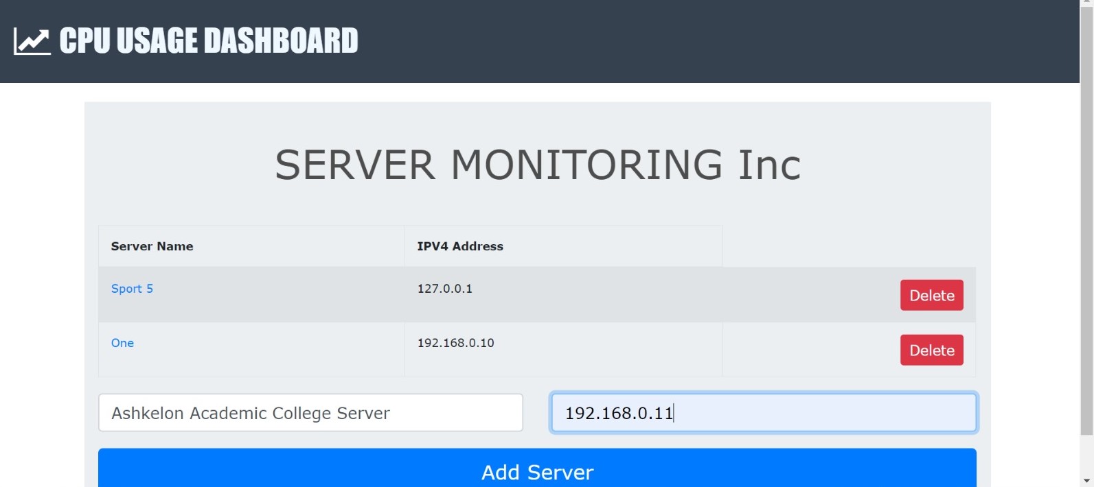 GitHub - ShimonZuzut/Server-Monitoring