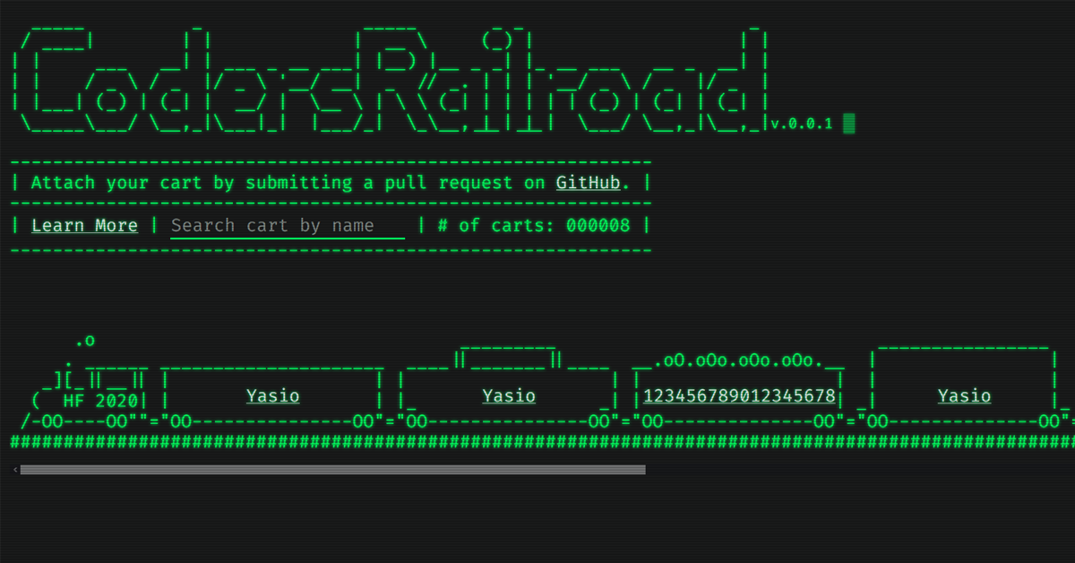 GitHub - YasiOnFire/coders-railroad: Fun Hacktoberfest project