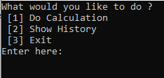GitHub - aneova/ConsoleCalculator: Simple console calculator with history