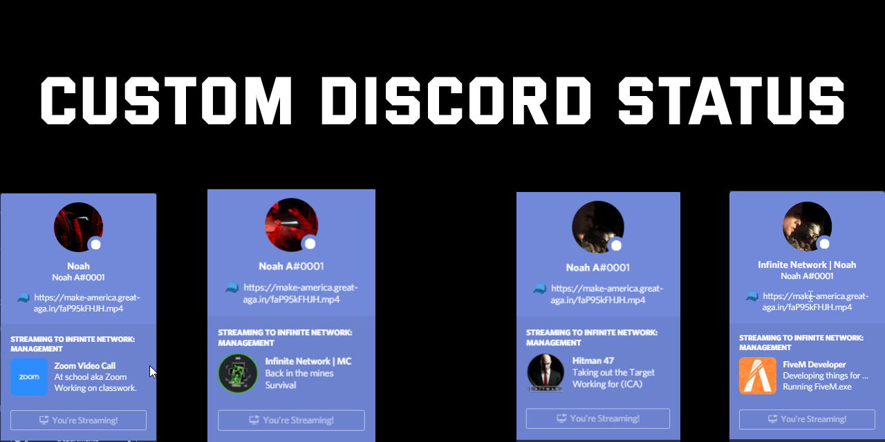 GitHub NoahtheDeveloper Custom Discord Status This Was A