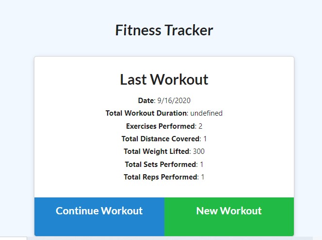 GitHub - karynclarke/Workout-Tracker: A Fitness Tracker using Mongo DB ...