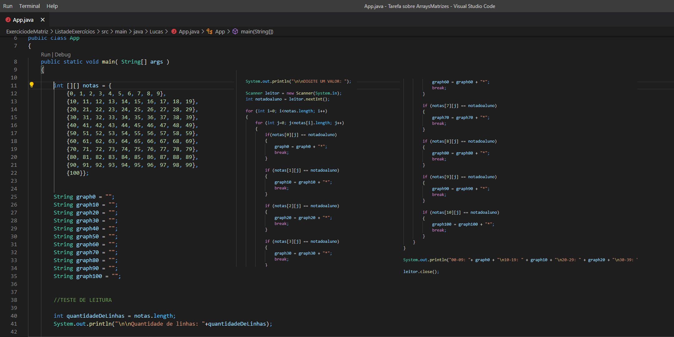 GitHub - LCS-ai/ExerciciodeMatriz: Exercício feito em aula
