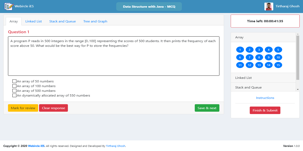 GitHub - tirtharajghosh/Intelligent-Examination-System: Intelligent Examination System aka iES ...