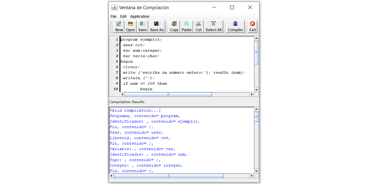 GitHub - San7iiago/CompiladorDeLenguajePascal: Compilador con interfaz ...