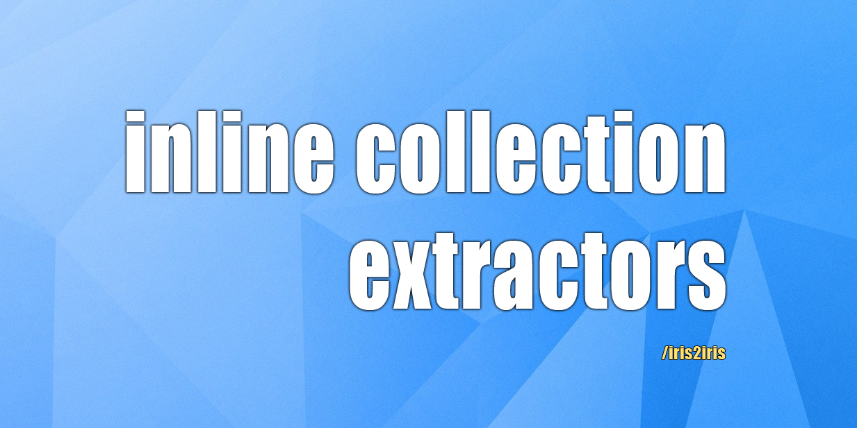 GitHub - iris2iris/inline-collection-extractor: Set of functions to ...