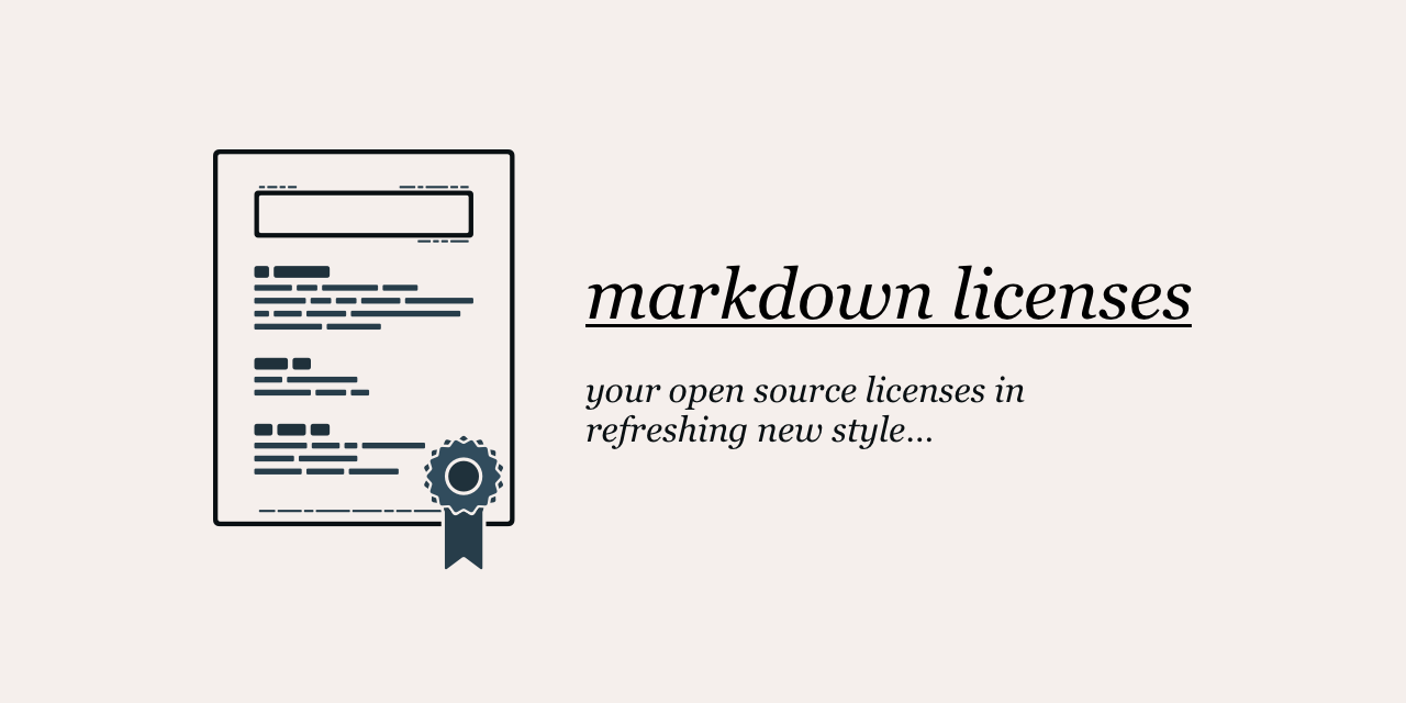 GitHub - coalternate/licenses: A large collection of open source licenses, neatly formatted in ...