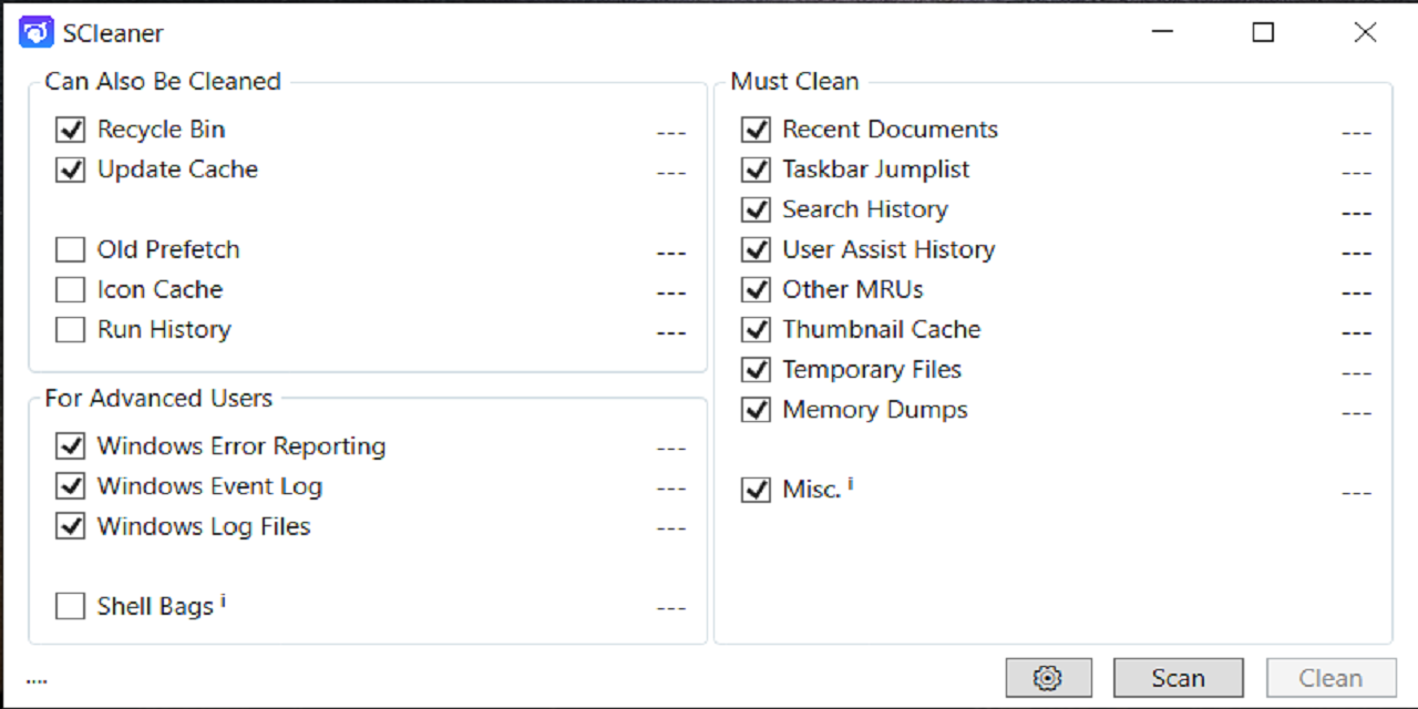 GitHub - ShrewdSquad/SCleaner: A Small & Simple One Click Windows ...