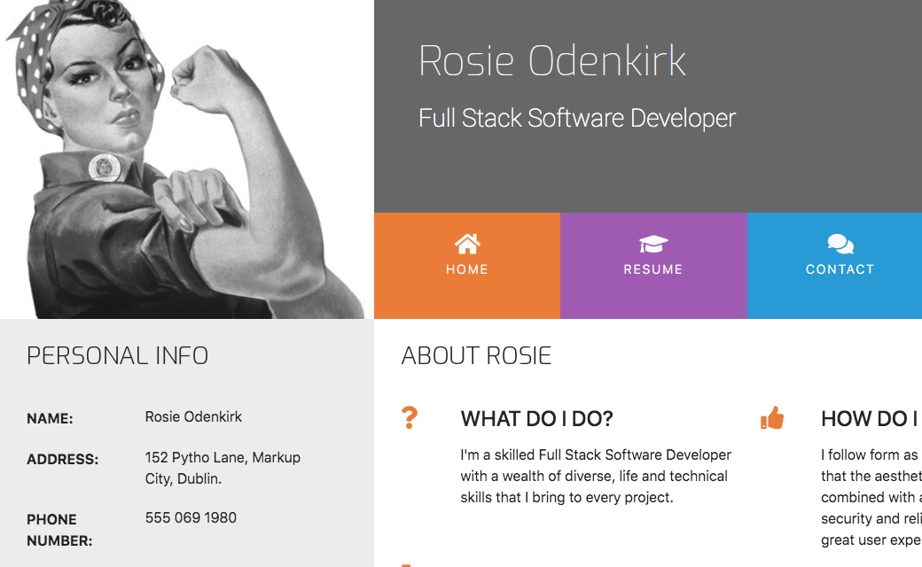 GitHub - mickmccann/mini_project_my_CV: A fully responsive website ...