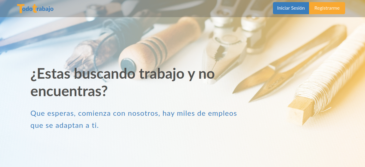 GitHub - byRedHunter/landingpage-todotrabajo: Simple LandingPage to TodoTrabajo