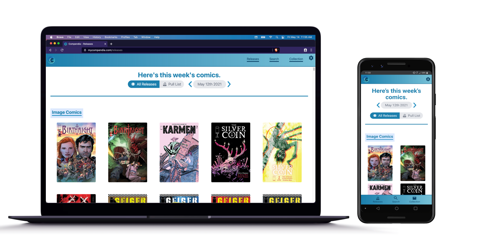 GitHub - gchartier/compendia: Full-stack comic book collecting Nextjs/React web application