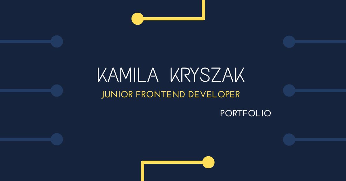 GitHub - kamila-kryszak/kamila-kryszak.github.io