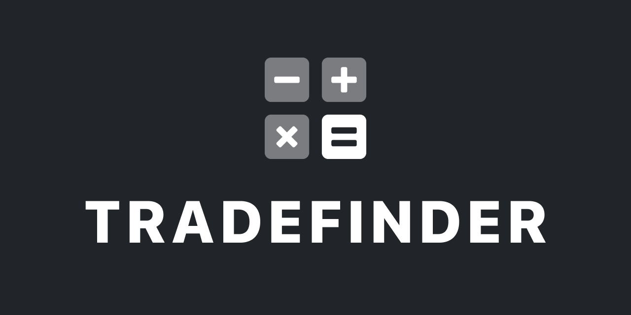 GitHub - Kovah/Tradefinder: A web tool to find the most profitable ...
