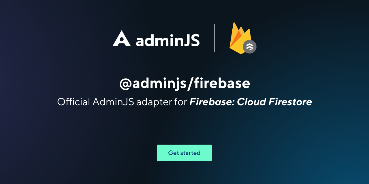 GitHub - SoftwareBrothers/adminjs-firebase: AdminJS adapter for firestore collections