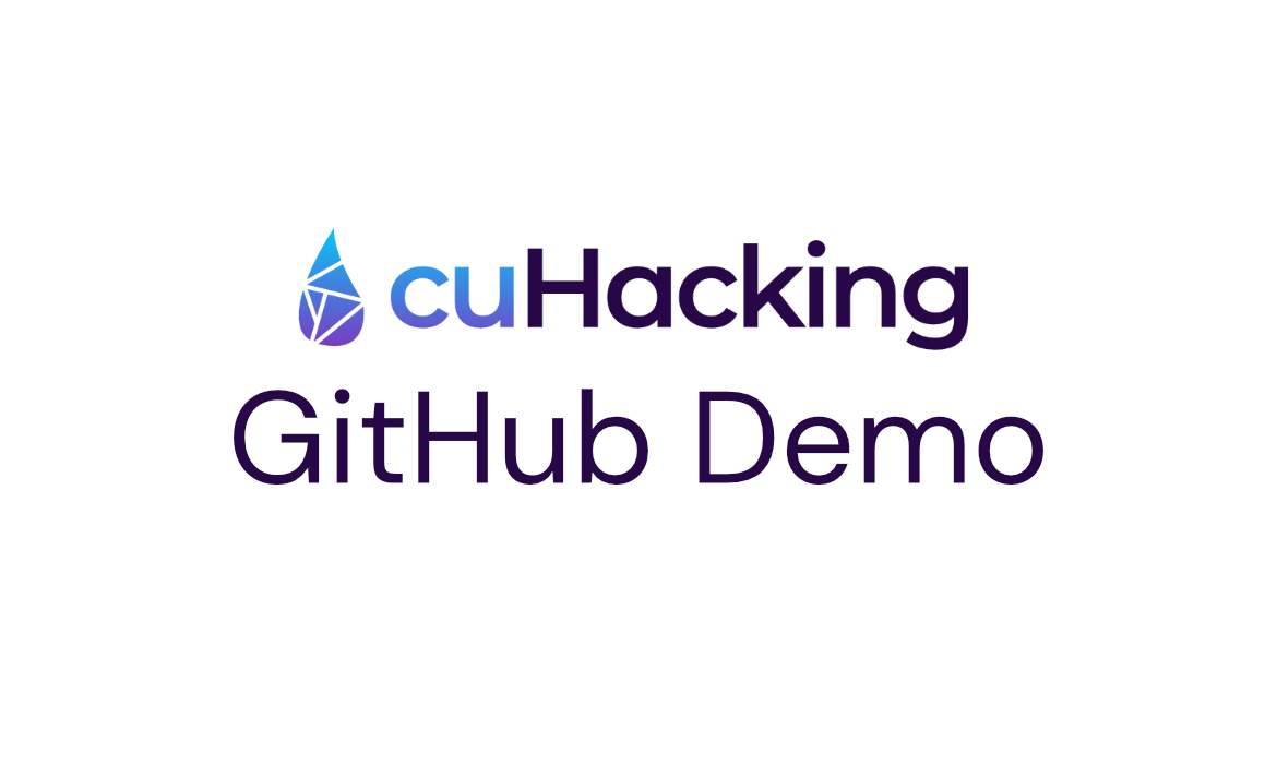 Github Cuhacking Github Demo A Repository Where Participants Of The