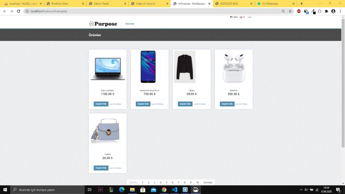 GitHub - hkndemir/my-first-web-project: a simple e commerce site