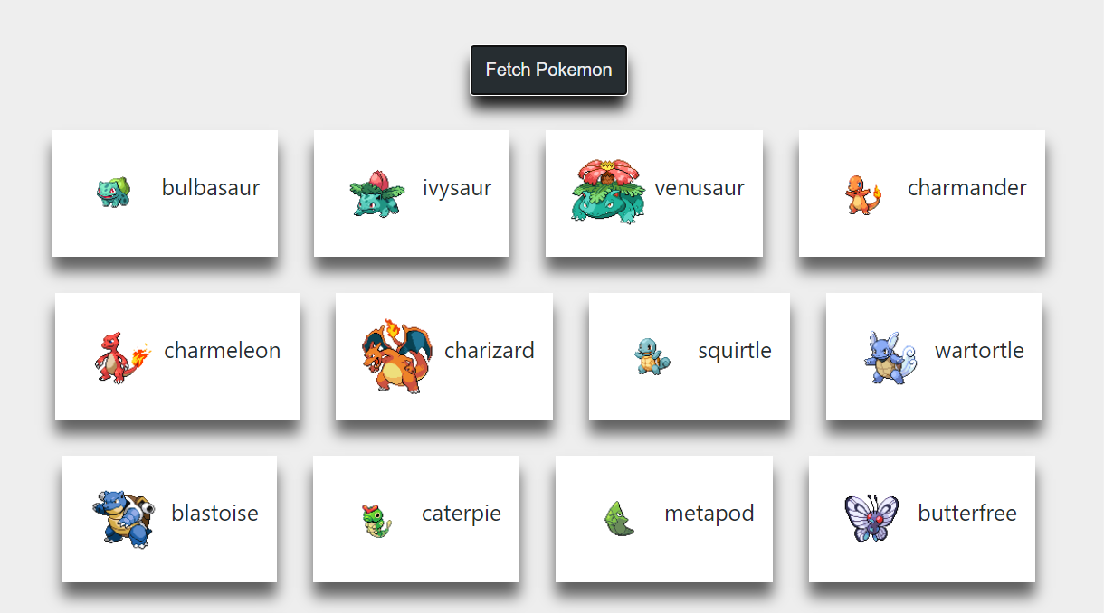 GitHub - michellyrichardson/PokemonAPI: React project having a button ...