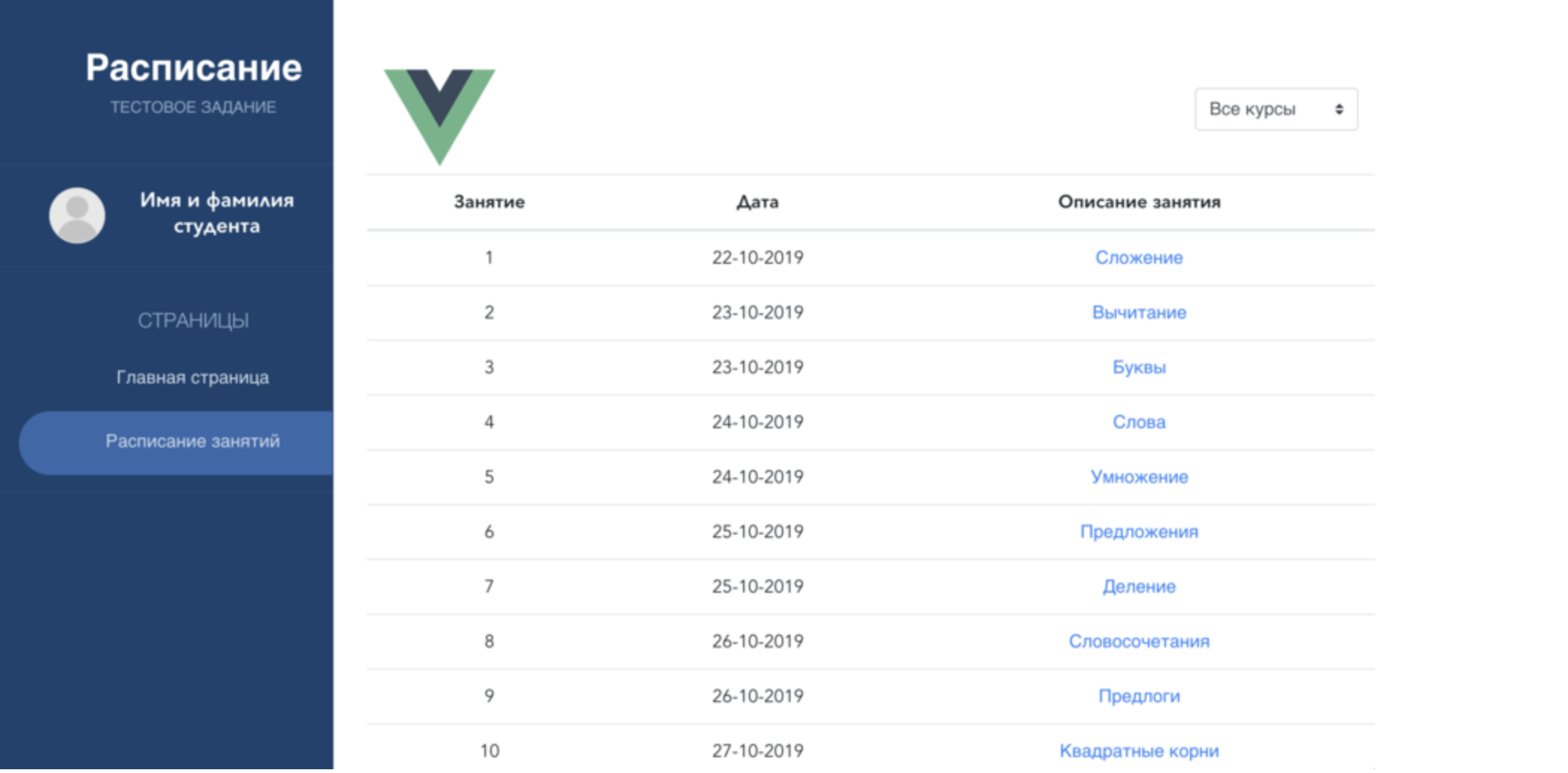 Github Irinazhuravleva Test Vue тестовое задание на Vue