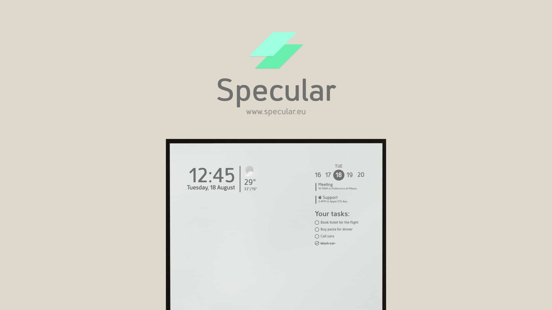 GitHub - SpecularMirror/specular-mirror: MagicMirror² is an open source modular smart mirror ...