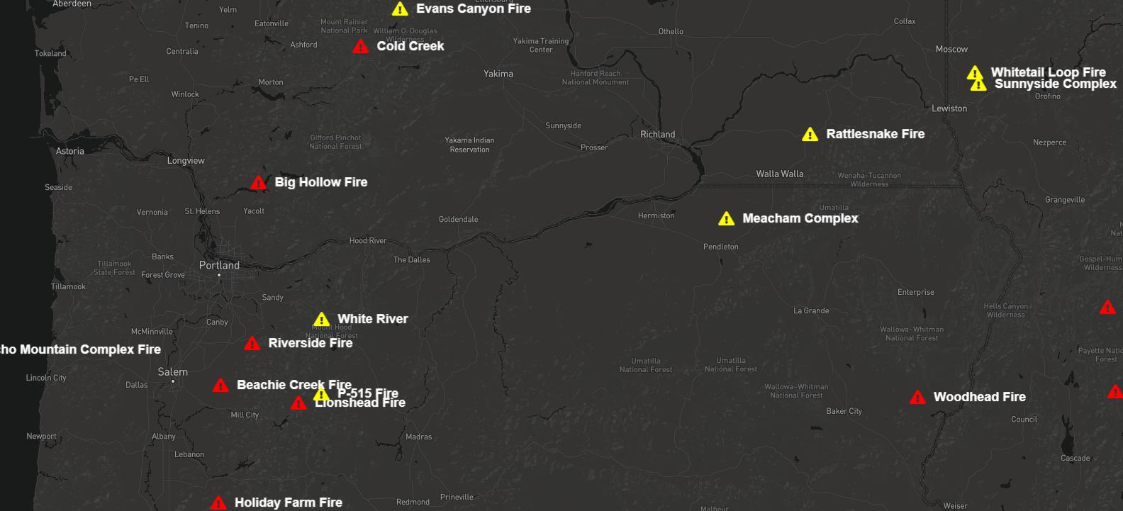 GitHub - RobLMartin/fire-map: A map of the fires updated regularly.