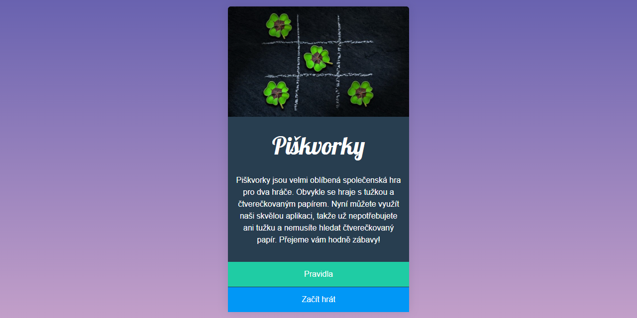 GitHub - Czechitas-podklady-WEB/ukol-piskvorky-1: Zadání pro úkol ...