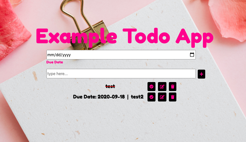 GitHub Tanattha Example Todo App Example Todo App This App Was 