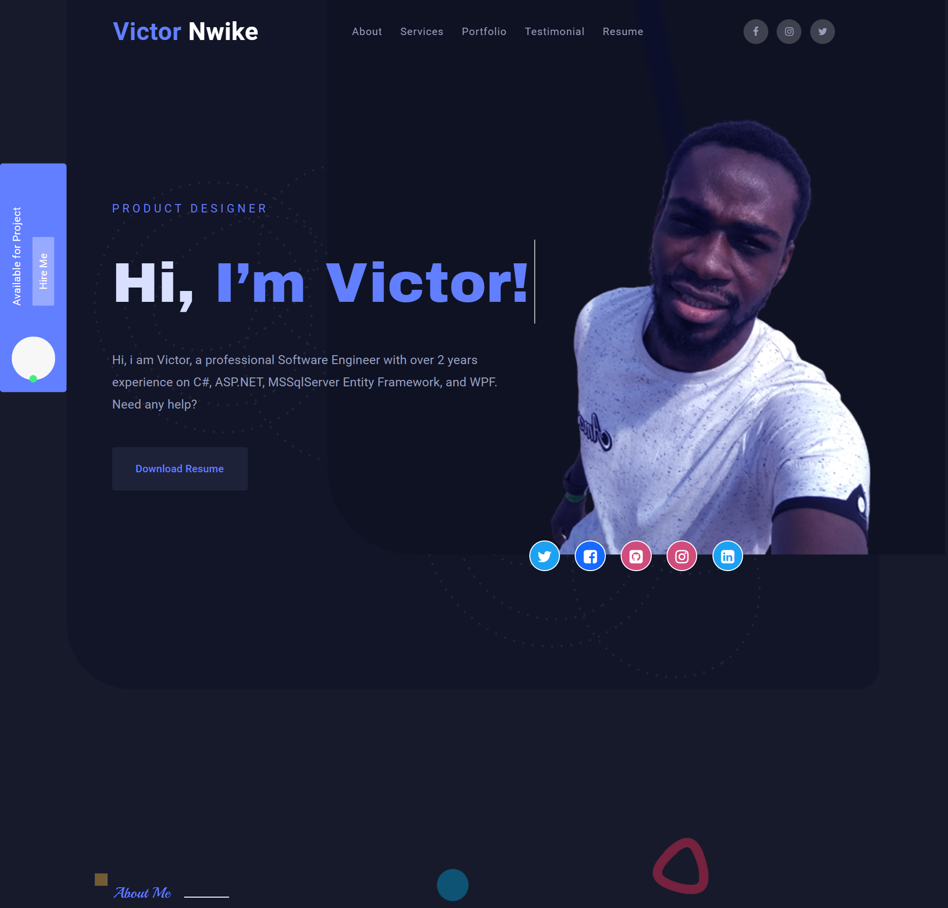 Github Bondesvickmyportfolio Built With Aspnet Core Mvc