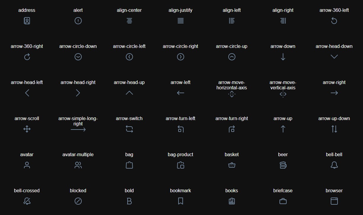 GitHub - Stapelchips/Shopware6Icons: Overview of all icons available ...