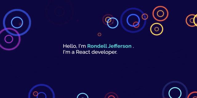 GitHub - RondellJefferson/My-PortfolioV2: Personal Portfolio